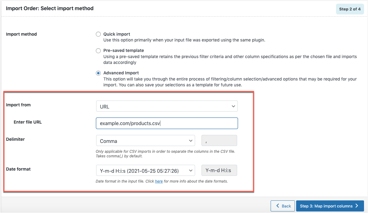 Import WooCommerce Products using URL